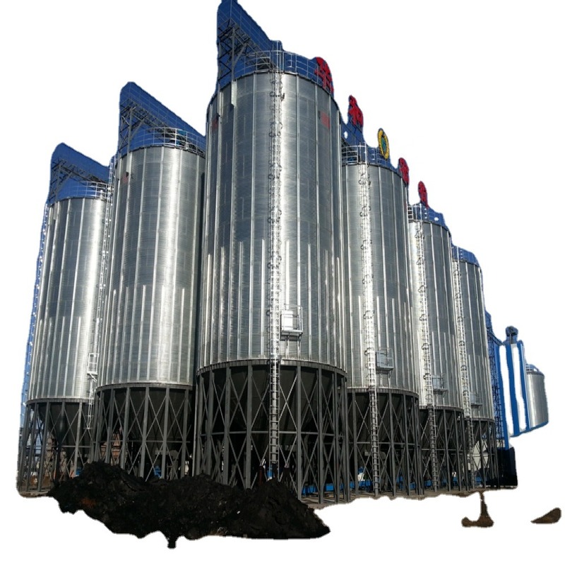 Poultry Farm Used Feed Storage 500t Hopper Bottom Grain Steel Silo With ...