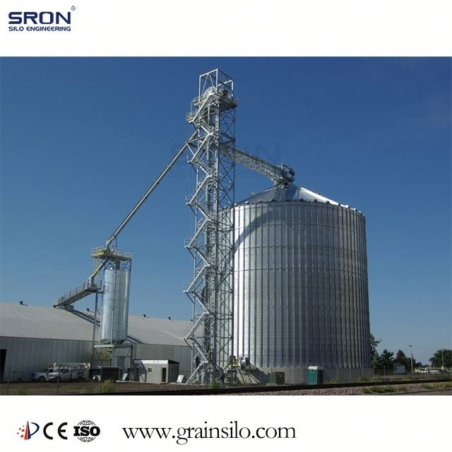 Safety and Firm Hot Dipped Galvanized Wrinkled 5000 Ton Grain Silo ...